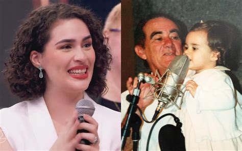 Ap S Cantar No Doming O L Vian Explica Como Ser Filha De Renato