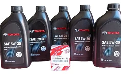 Kit Cambio De Aceite Y Filtro Toyota Para Avanza 2019 2021 Meses Sin