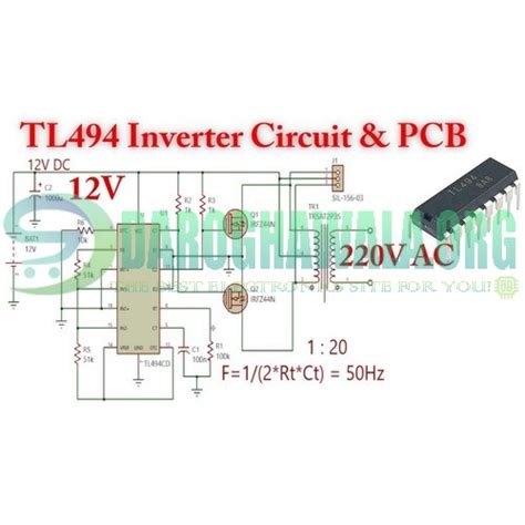 Pwm Inverter Using Ic Tl Circuit Homemade Circuit