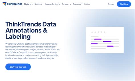 Thinktrends Platform Data Annotations Labeling