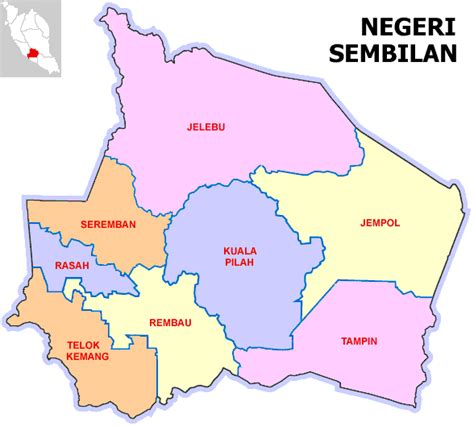 Peta Negeri Sembilan Geografi Ciri Ciri Pengangkutan