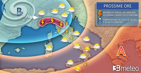 CRONACA Meteo DIRETTA Italia BERSAGLIO DI TEMPORALI Anche FORTI