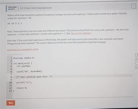 solved chalengeactiviry4 2 3 basic while loop