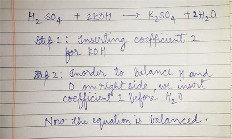 Solved Balance The Equation By Inserting Coefficients As Needed