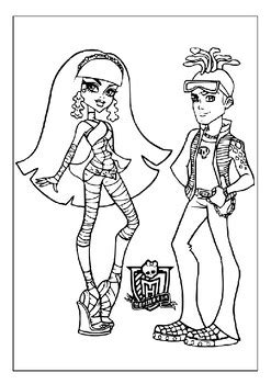 Unleash Creativity With Monster High Printable Coloring Pages Collection