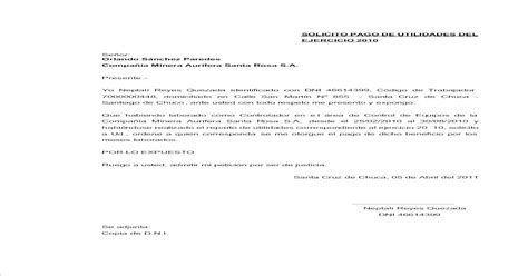 Carta Para Solicitar Pago Actualizado Junio 2022