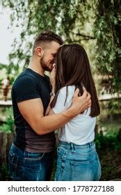 Handsome Man Hugging His Sensual Girlfriend Stock Photo 1778727188