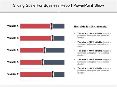 Sliding Scale For Business Report Powerpoint Show PowerPoint