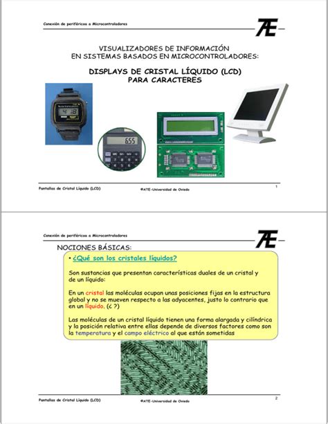displays de cristal líquido lcd Diagramasde