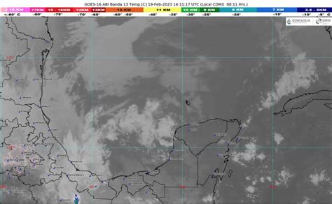 Clima para hoy en Cancún y Quintana Roo Probabilidad de lluvias fuertes