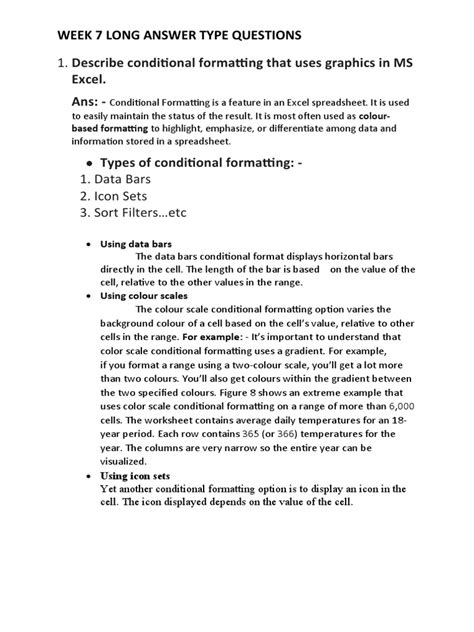 week 7 excel assignment pdf microsoft excel spreadsheet