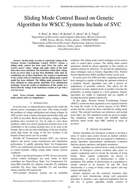 pdf sliding mode control based on genetic algorithm for wscc systems include of svc