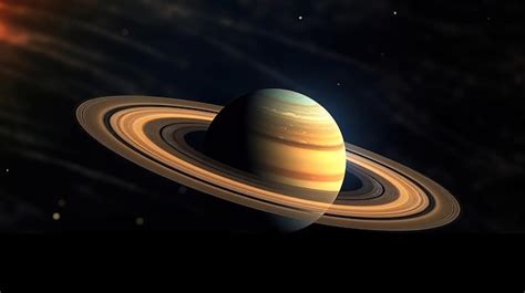 O Planeta Saturno Visto Nesta Imagem Do Sistema Solar Da Nasa Foto