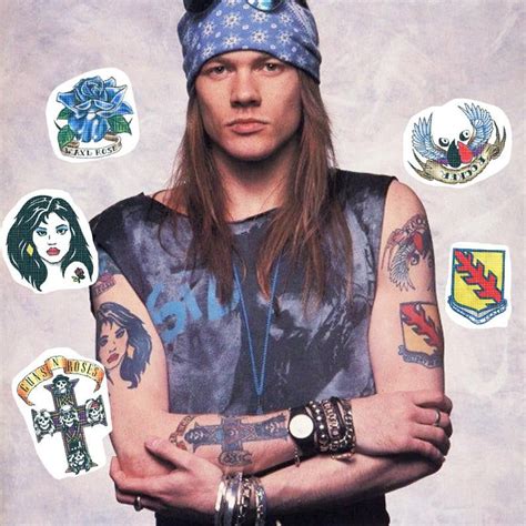Axl Rose Tattoo Blue Rose Tattoos Arm Band Tattoo Heart Temporary