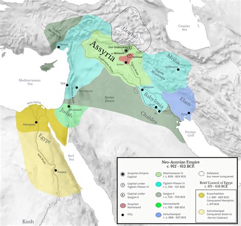 Neo Assyrian Empire C 912 612 BCE Illustration World History