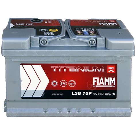 BATTERIA PER AUTO FIAMM TITANIUM PRO 75Ah 730A L3B75P L3B 75P EBay