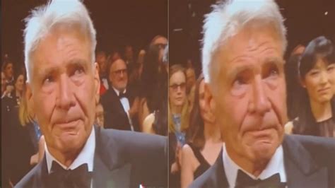 Harrison Ford al borde de las lágrimas en plena ovación en Cannes