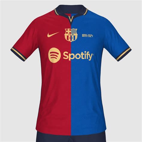 BARCA Home 24 25 Concept Based On Leaked Colors FIFA 23 Kit Creator