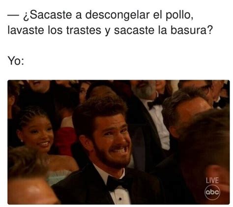 Buena Plantilla La De Andrew Garfield En Los Oscars Meme Subido Por