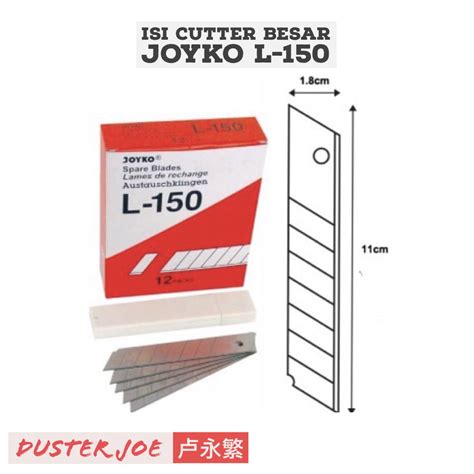 Jual Isi Cutter Besar Joyko L Per Tube Indonesia Shopee Indonesia