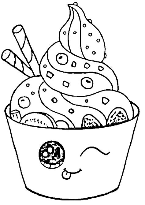 Dibujos Kawaii De Comida Para Colorear Descargar E Imprimir Colorear