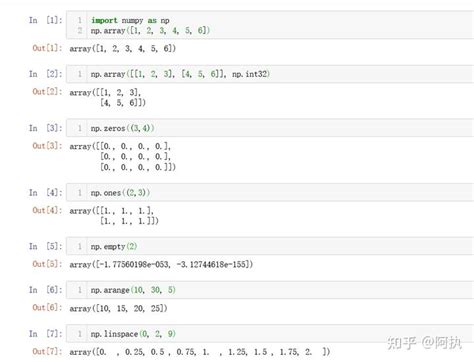 python数据分析之numpy——【数组】 知乎