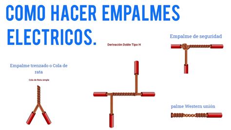 Cómo hacer empalmes eléctricos 1a PARTE YouTube