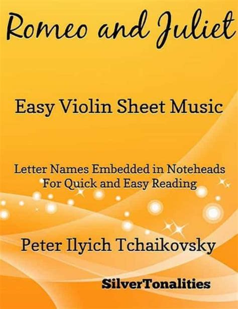 Romeo And Juliet Easy Violin Sheet Music Ebook Edici N En Ingl S
