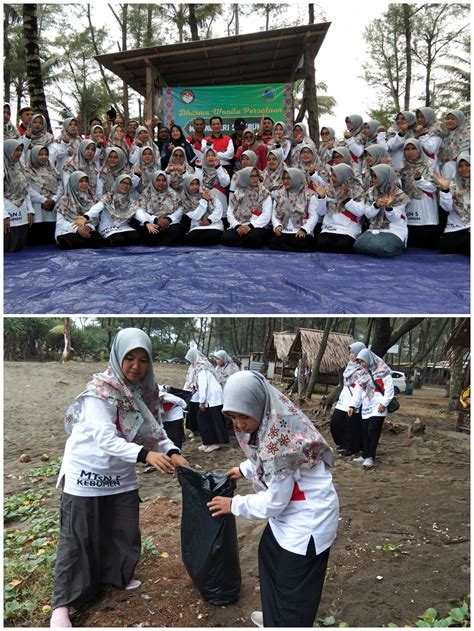 Gelar Aksi Nyata DWP MTs Negeri 5 Kebumen Pungut Sampah Di Pantai