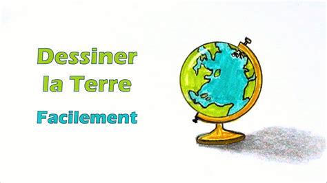 Comment dessiner la planète terre facilement dessiner un globe