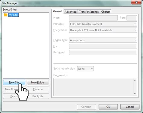Uploading Your Web Files Using Filezilla Windows Doteasy Web