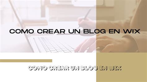 Como Crear Un Blog En Wix YouTube