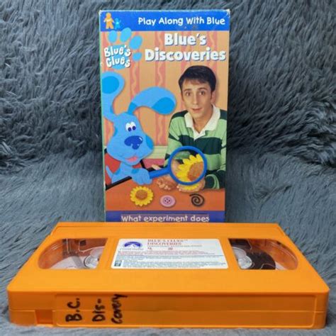 Nick Jr Blues Clues Blue S Discoveries VHS Video Tape Nickelodeon 845