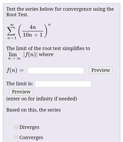 Answered Test The Series Below For Convergence Bartleby