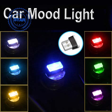Samochodowe Światło Atmosfera USB Bez modyfikacji LED Dekoracyjne