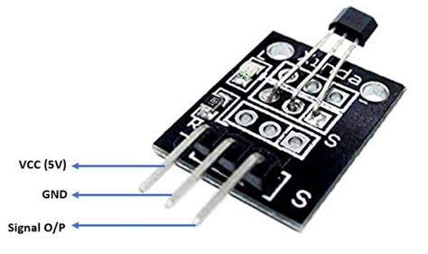 Ky Hall Magnetic Sensor Module Pinout Features