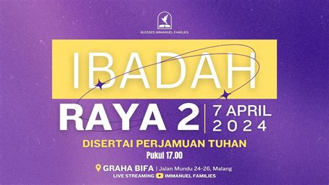 Ibadah Raya Ingat Tuhan Youtube