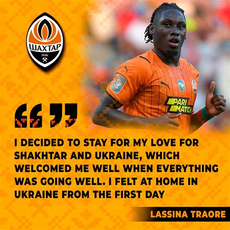 FC SHAKHTAR ENGLISH On Twitter Thank You For Loyalty Traore