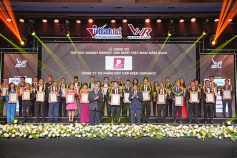 DAPHACO ĐẠT TOP 500 DOANH NGHIỆP LỚN NHẤT VIỆT NAM 2022 Daphaco