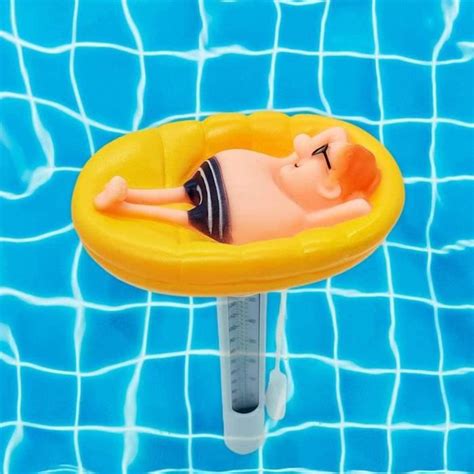 Thermomètre flottant pour piscine Facile à lire Convient pour les