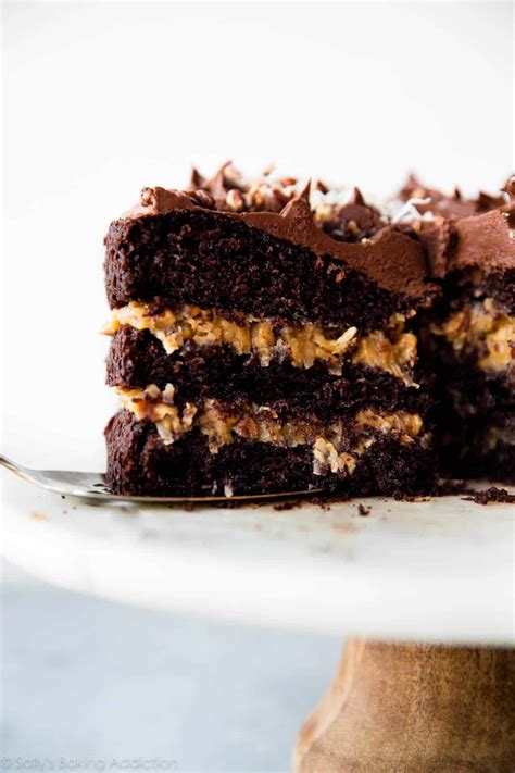 Upgraded German Chocolate Cake Sallys Baking Addiction