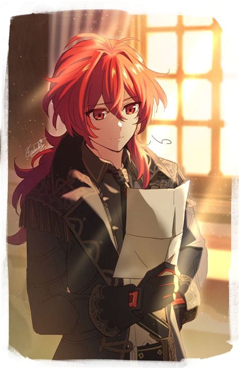 Diluc Ragnvindr Genshin Impact Image By Ojmbfdk 3971520 Zerochan