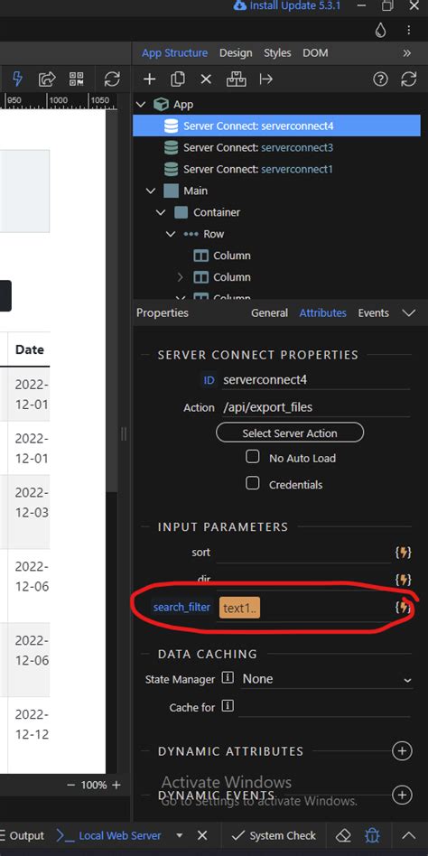 how to export filtered table data how to wappler community