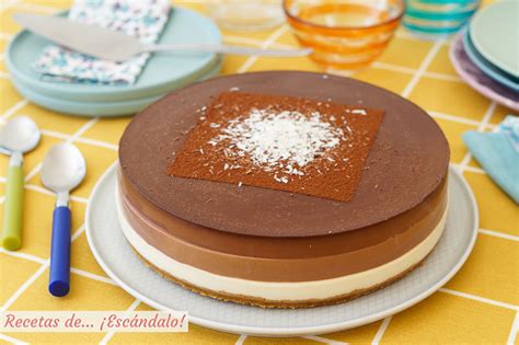 Deliciosa Tarta Tres Chocolates Con Thermomix Auri Es