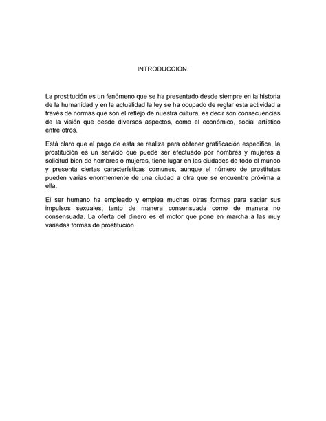 Identificar Normalmente Universal Conclusion Sobre La Prostitucion