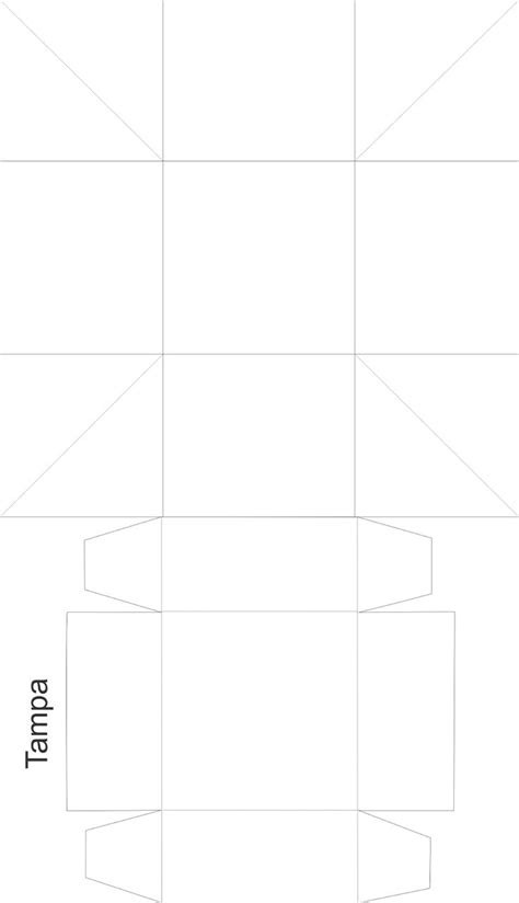 The Box Is Cut Out And Ready To Be Used For Making An Origami