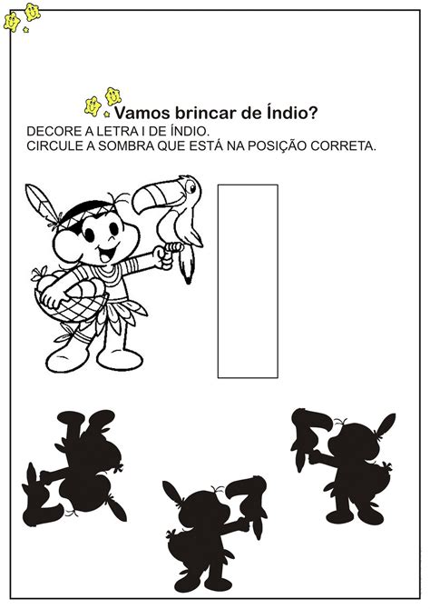 atividades para educação infantil 4 anos atividades dia do indio