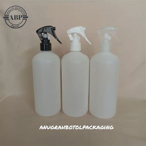 Botol Spray Trigger 500 Ml Hdpe Natural Tutup Mini Trigger N24 Burung
