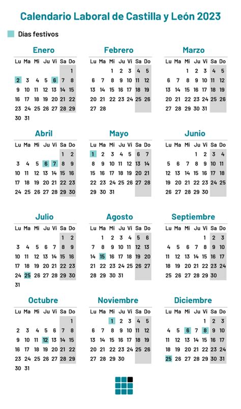 Calendario Laboral Qu D As Son Festivos En Castilla Y Le N