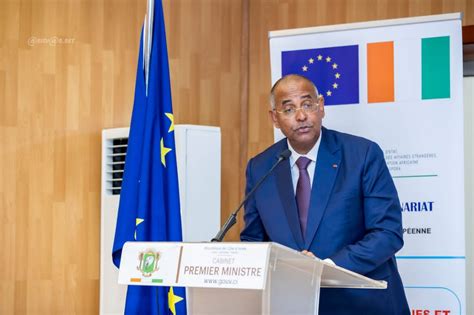 Partenariat Côte dIvoire Europe Patrick Achi vante une coopération